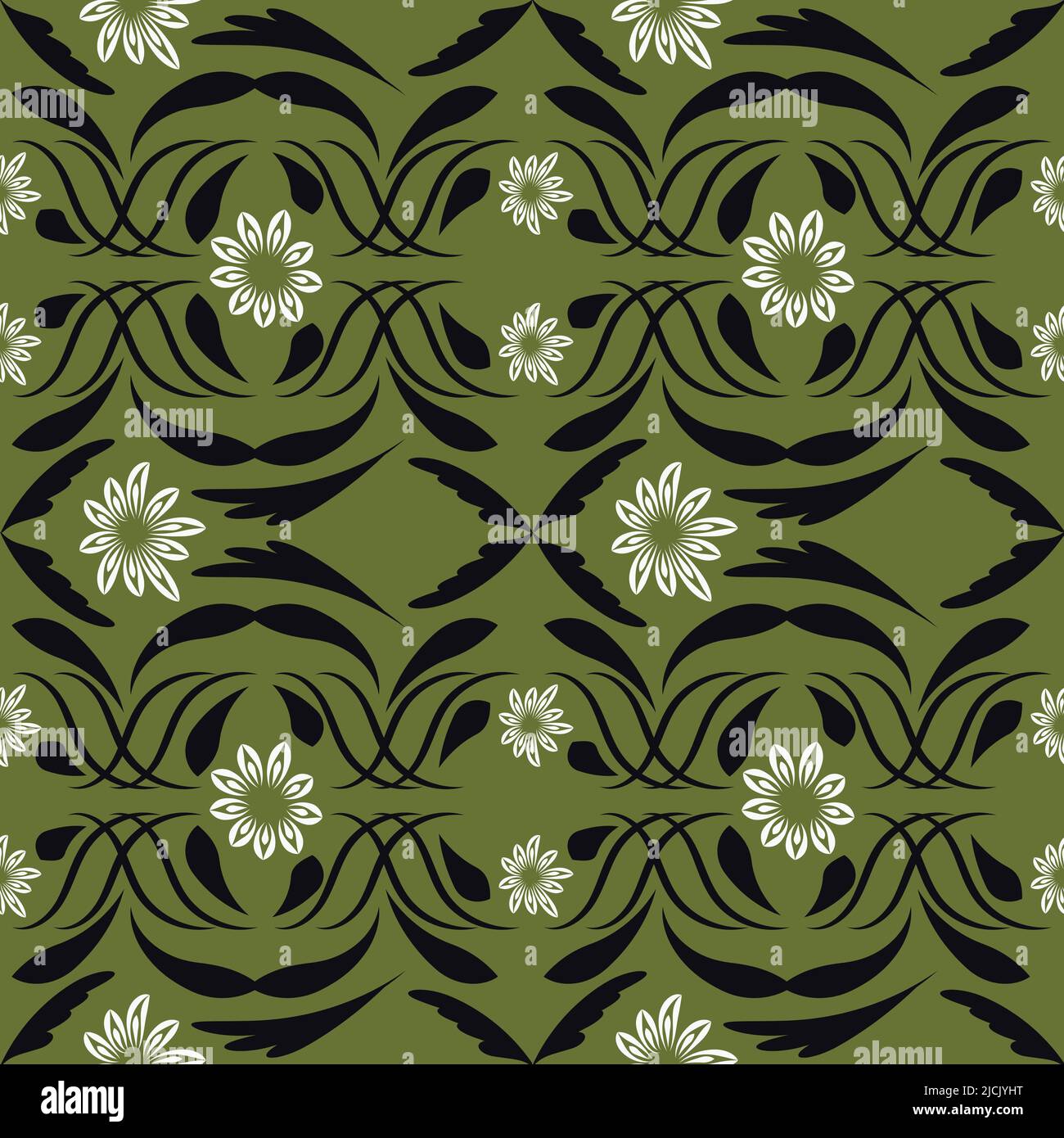 Folk flowers print Floral pattern Ethnic art Stock Vector Image & Art ...