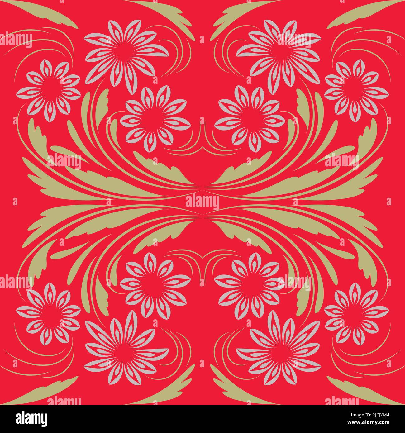 Folk flowers print Floral pattern Ethnic art Stock Vector Image & Art ...
