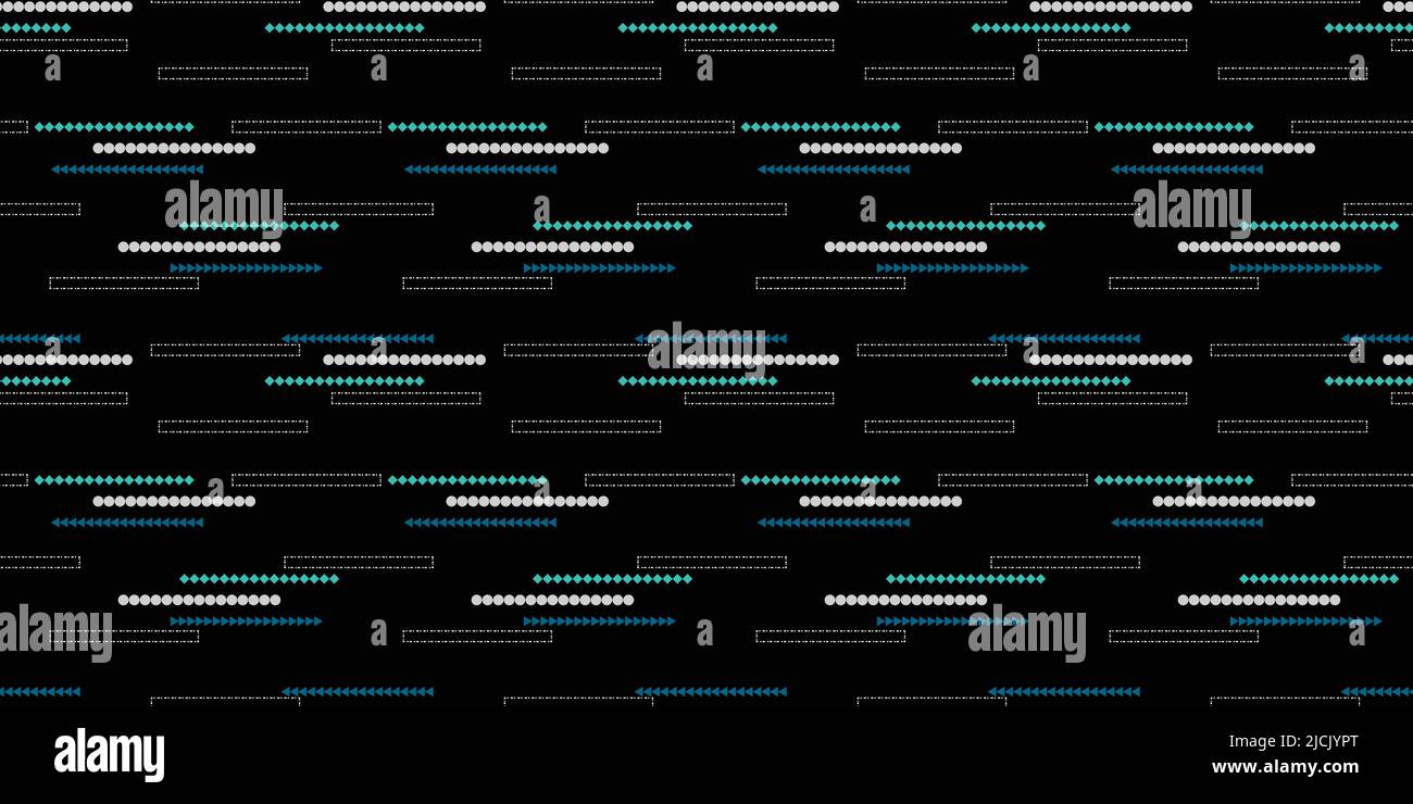 Abstract shapes horizontal rows vector seamless pattern for paper print ...