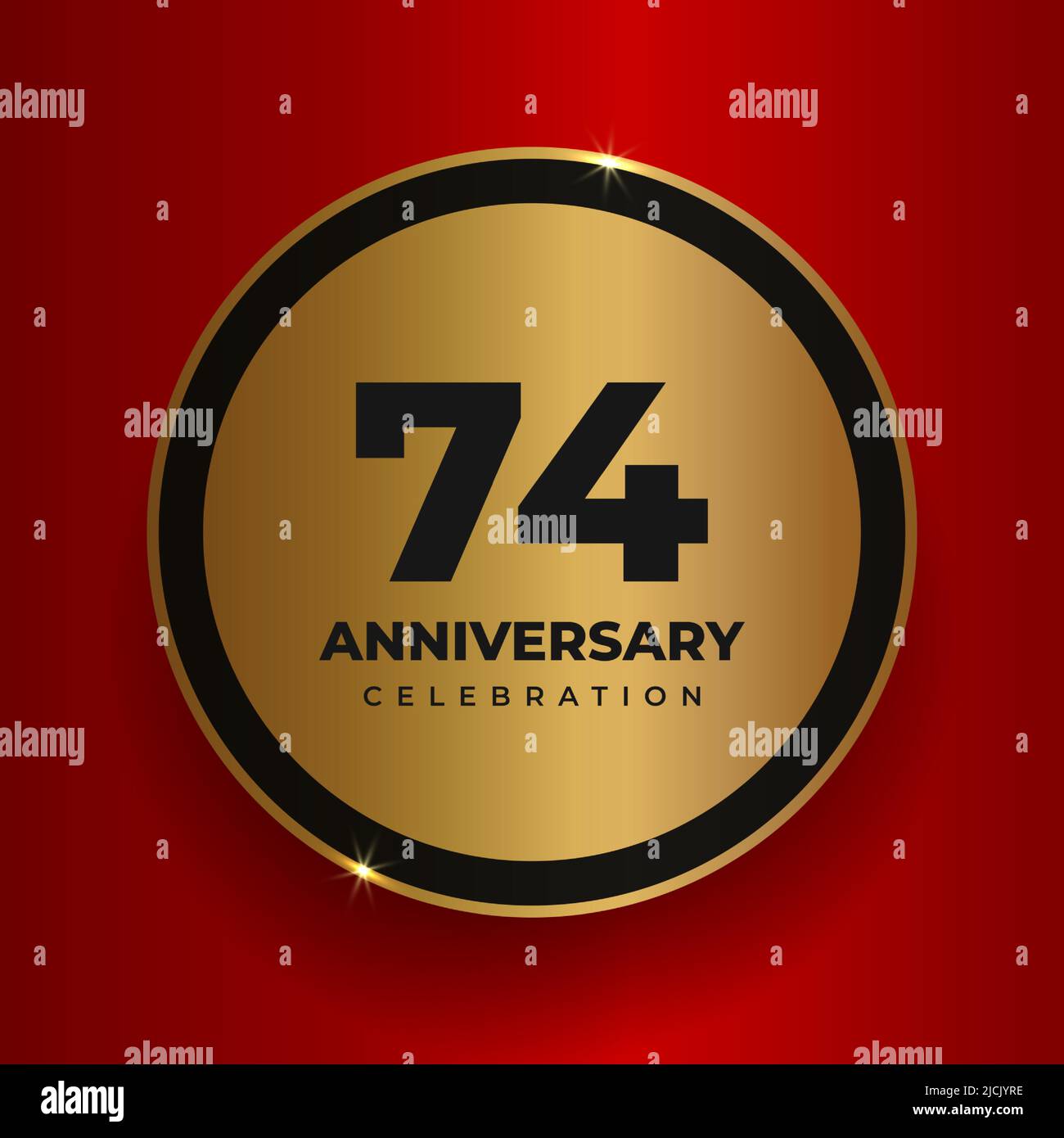 74 years anniversary celebration background. Celebrating 74th ...