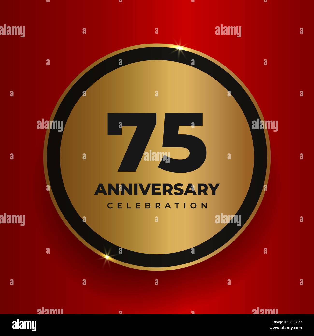75th anniversary Stock Vector Images - Alamy