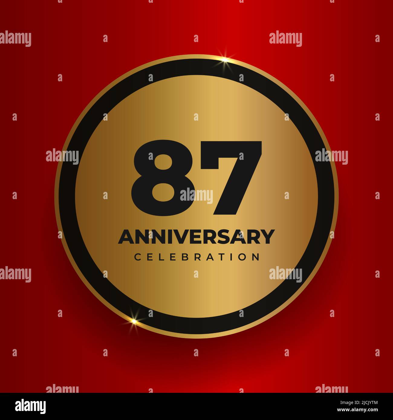 87th anniversary Stock Vector Images - Alamy