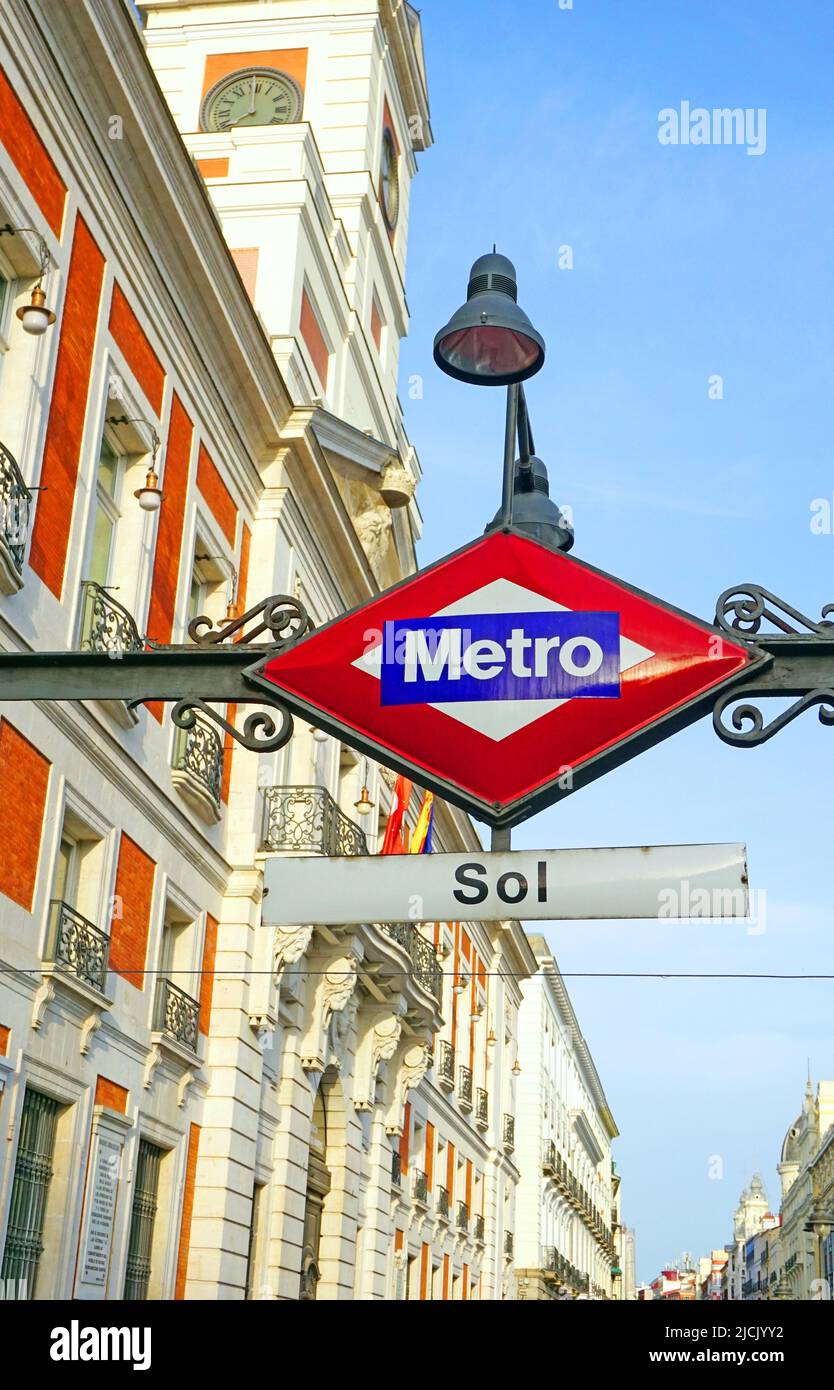 Madrid estacion del metro sol hi-res stock photography and images - Alamy