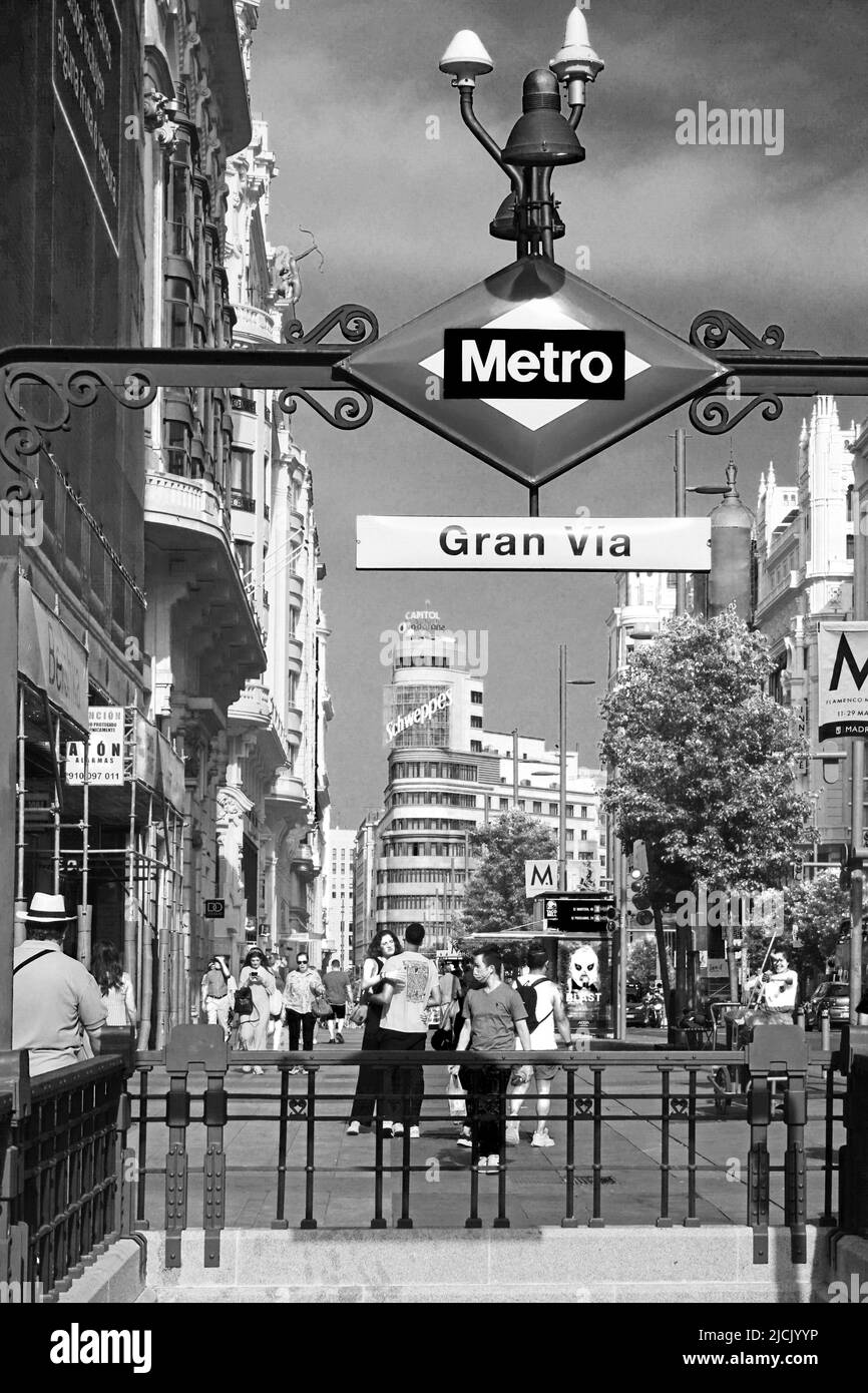 Via station Black and White Stock Photos & Images - Alamy