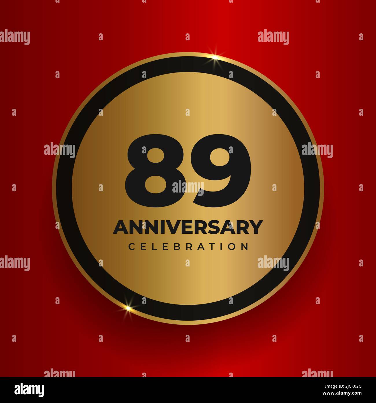 89th celebration Stock Vector Images - Alamy