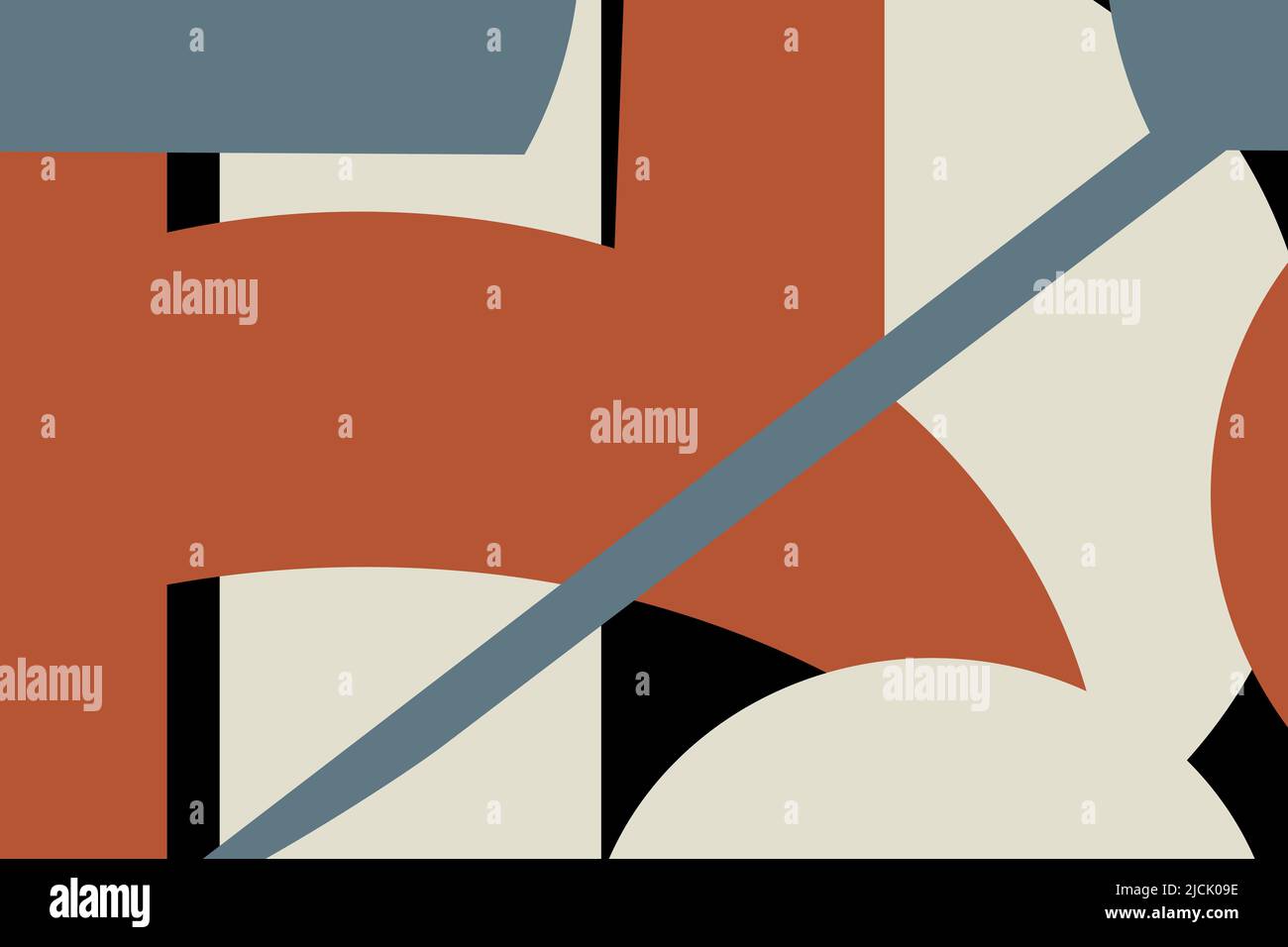 Rainbow shapes, curves, arcs. Hand drawn vector scribble ...