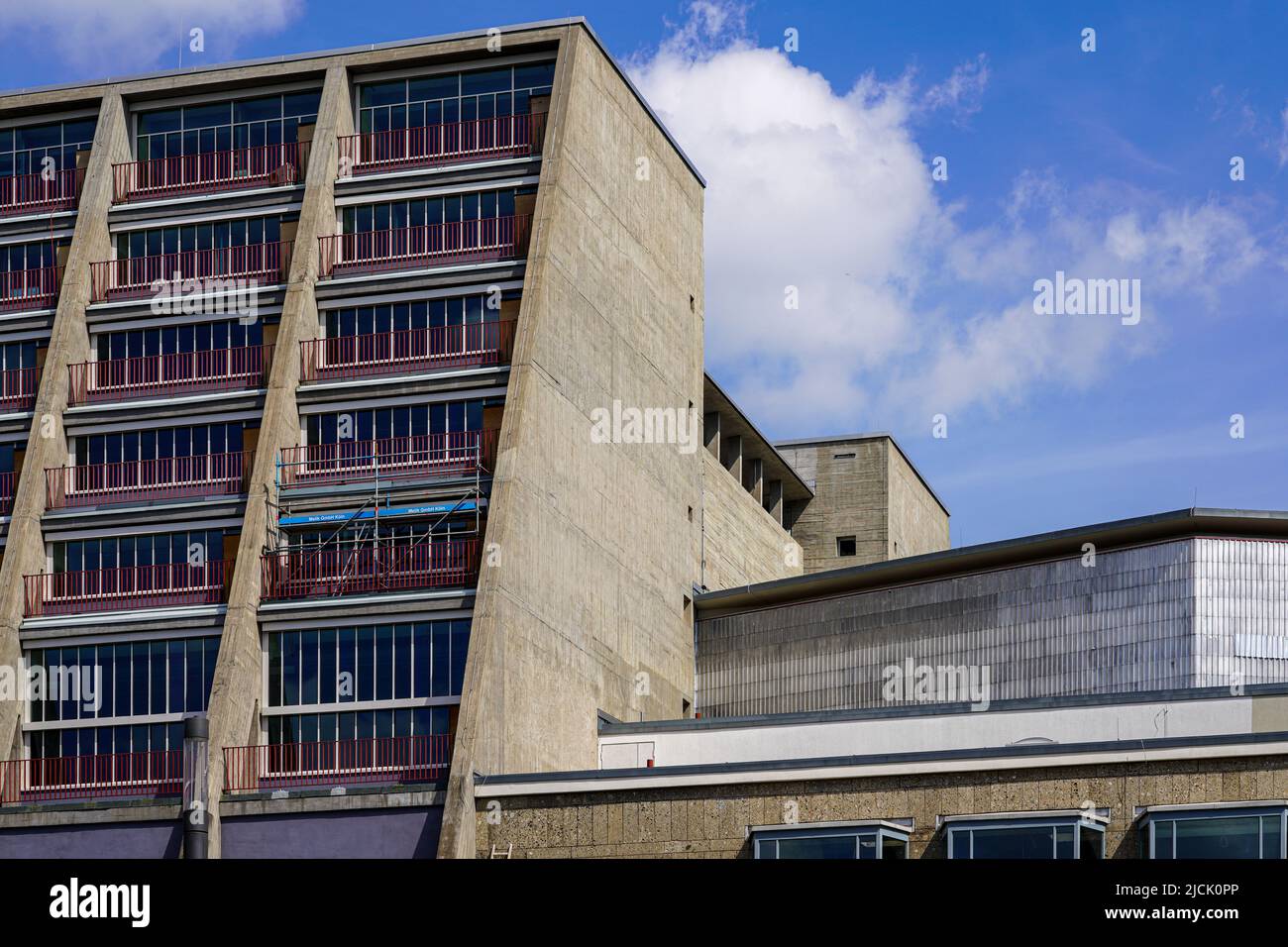 Stage tower of the Cologne Opera House, Cologne, North Rhine-Westphalia ...