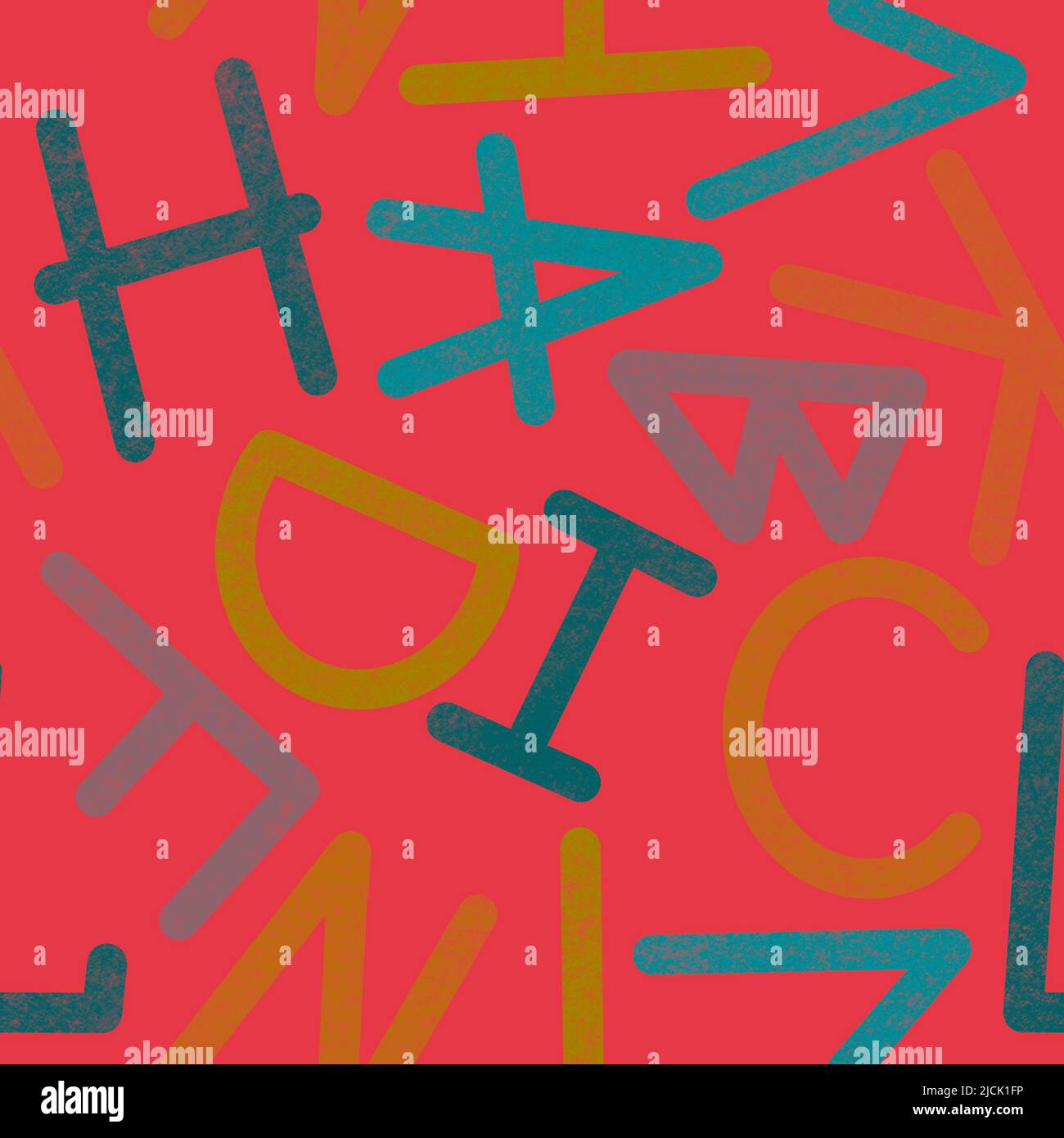 School seamless alphabet pattern for fabrics and textiles and packaging ...