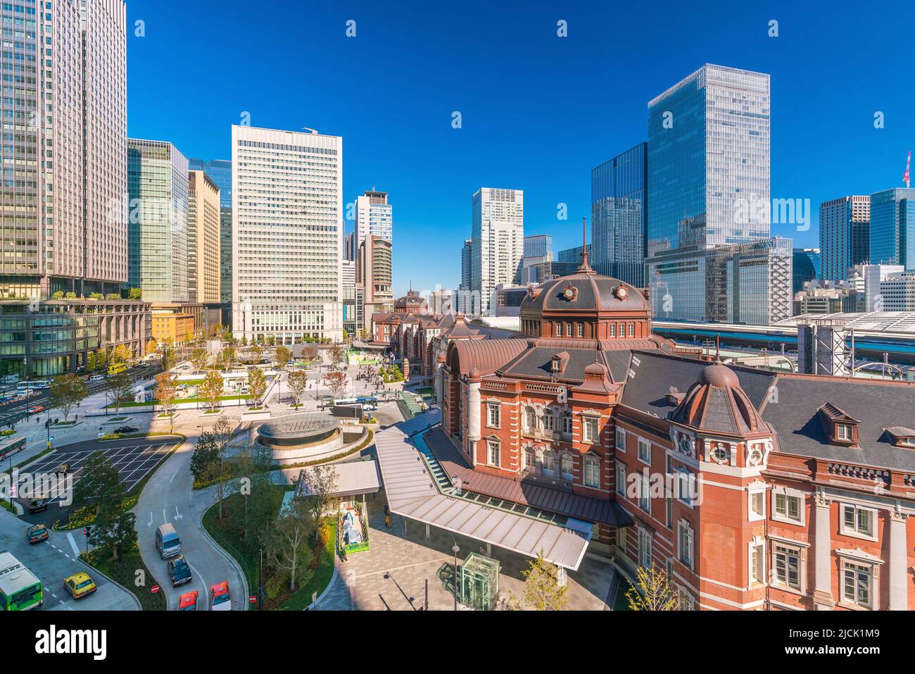 Tokyo Station from top view in Tokyo, Japan Stock Photo - Alamy