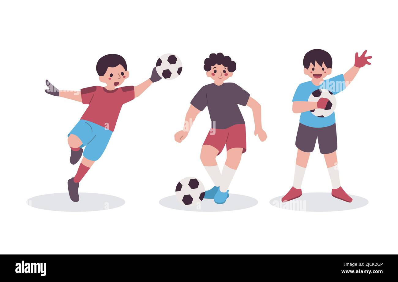 Football cartoon Stock Vector Images - Alamy