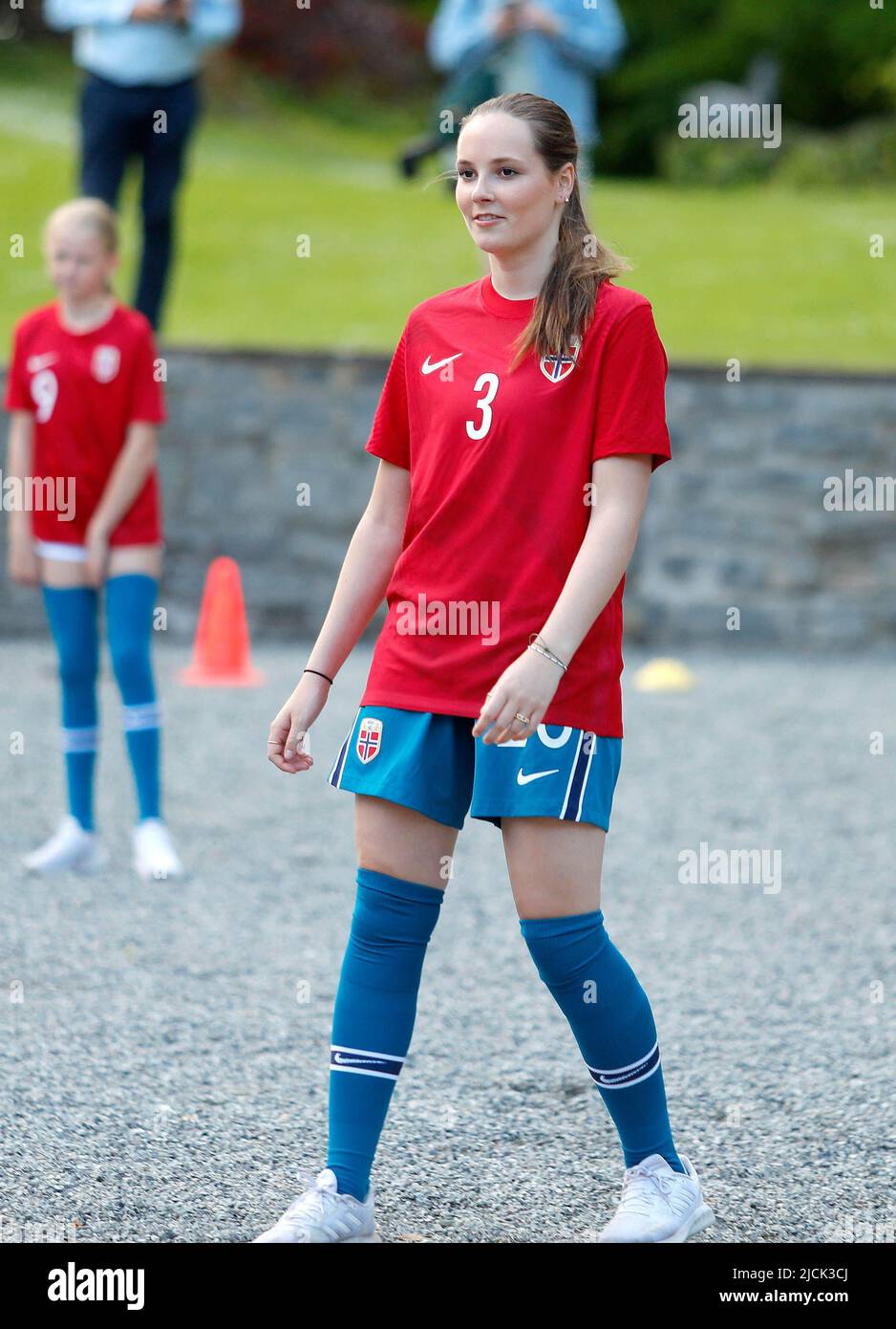 Asker, Norway, June 13, 2022. Princess Ingrid Alexandra during a ...