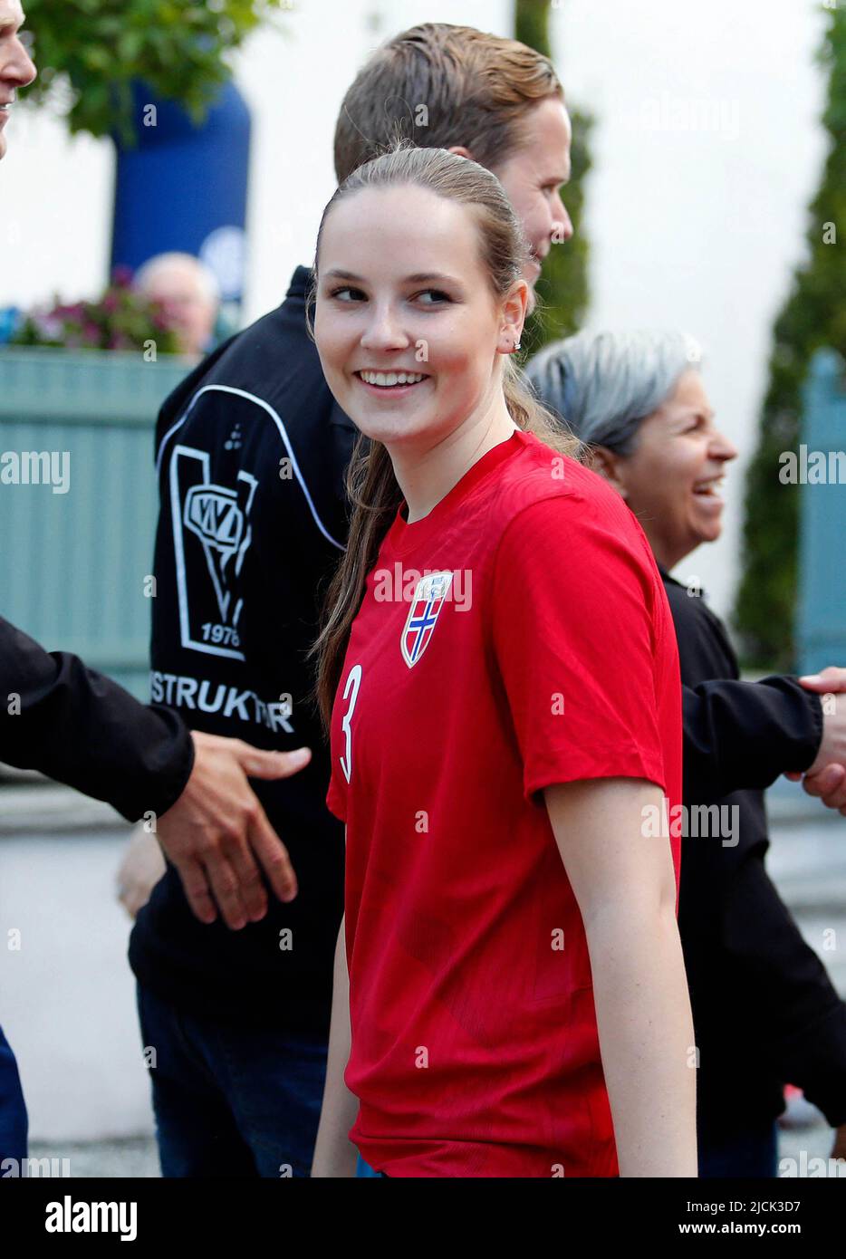 Asker, Norway, June 13, 2022. Princess Ingrid Alexandra during a ...