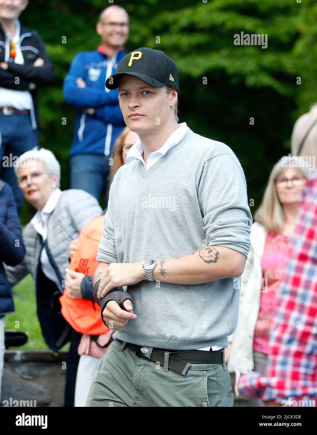 Asker, Norway, June 13, 2022. Marius Borg Hoiby during a friendship ...