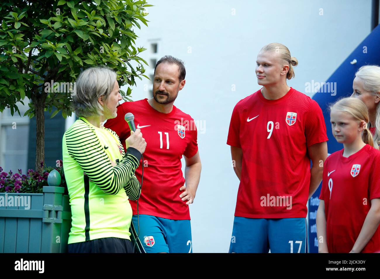 Asker, Norway, June 13, 2022. Crown Prince Haakon during a friendship ...