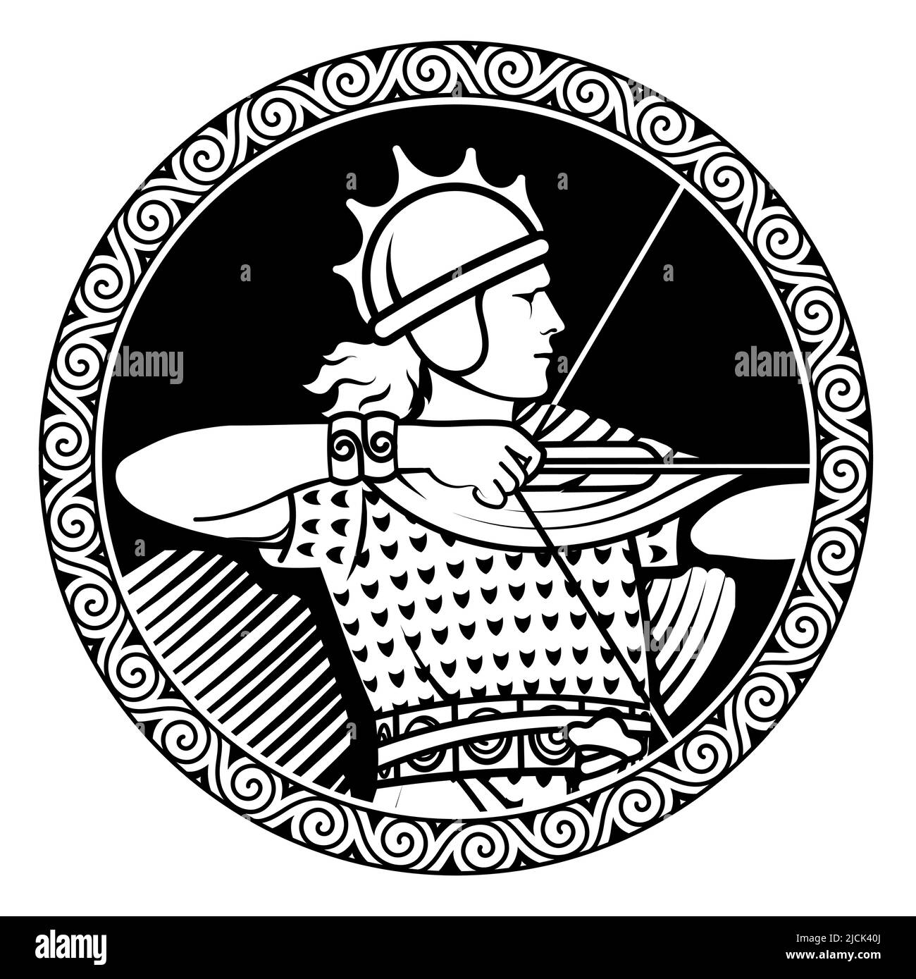 Norse fighter Black and White Stock Photos & Images - Alamy