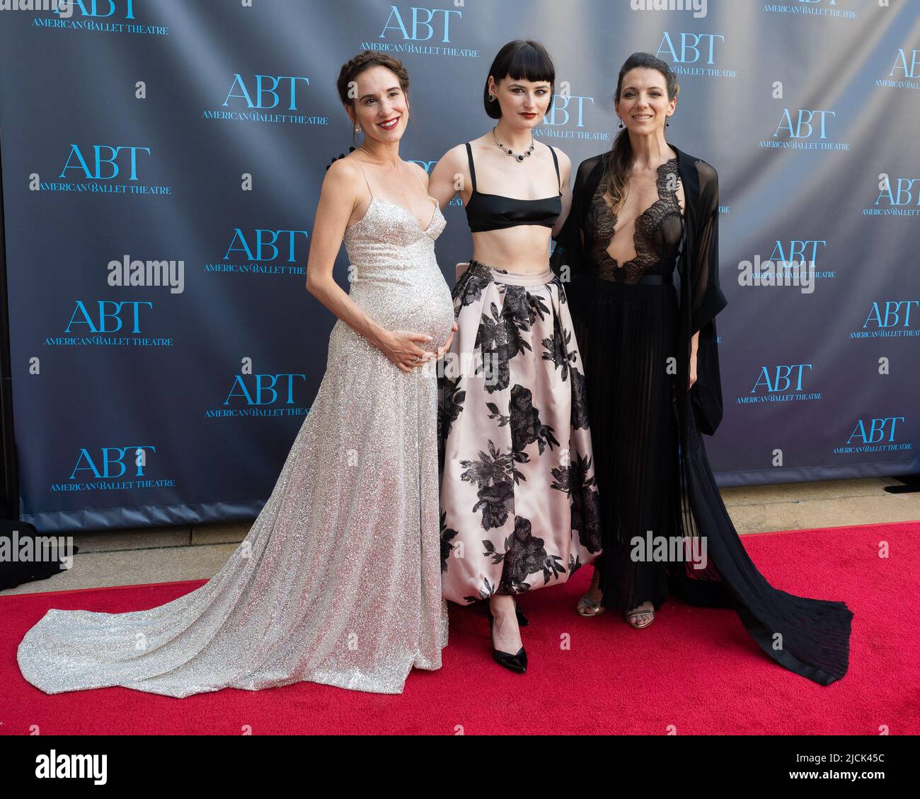 New York, USA. 13th June, 2022. (L-R) Abigail Simon, Fern Clausius, and ...