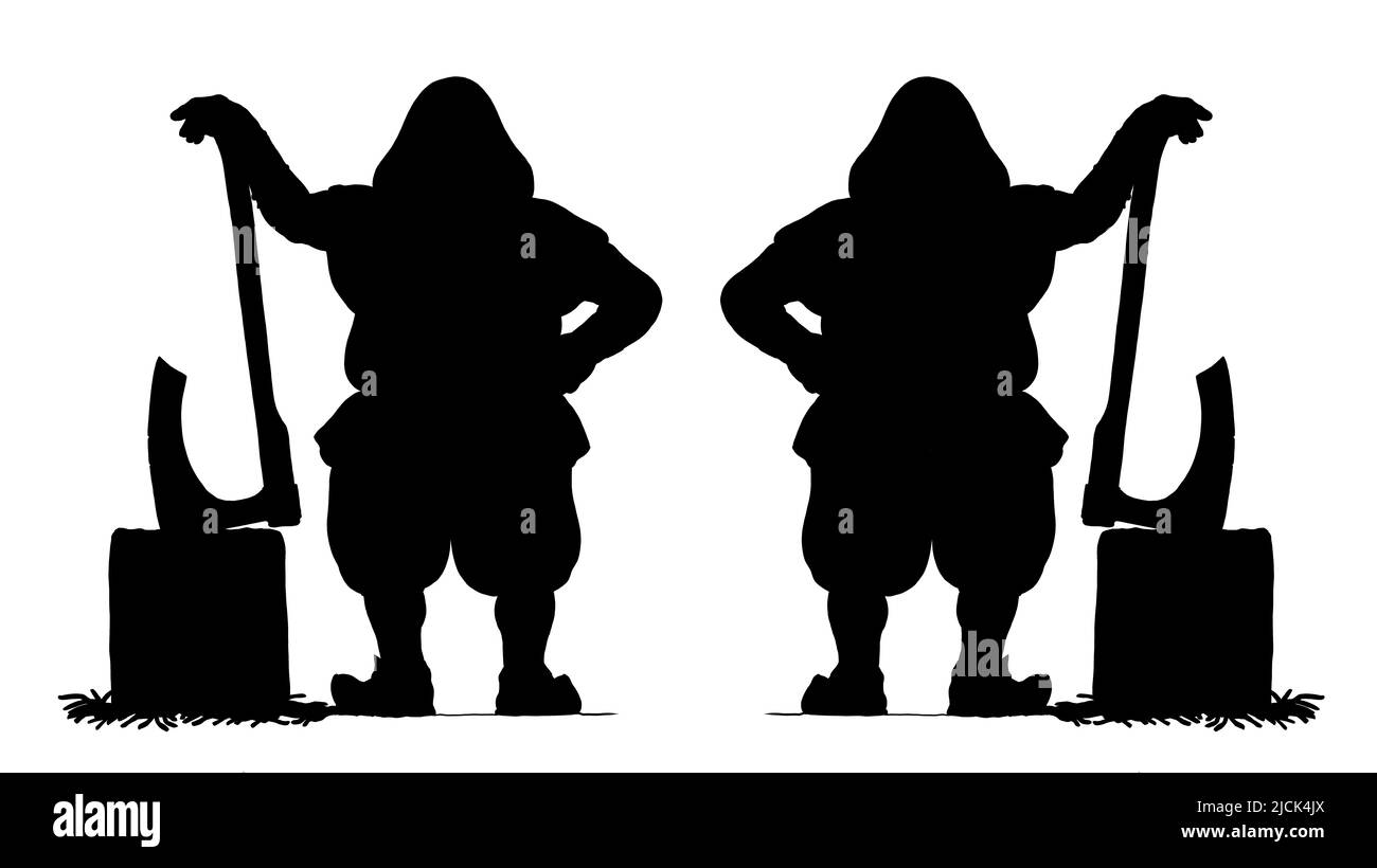 Bloody executioner axe Cut Out Stock Images & Pictures - Alamy