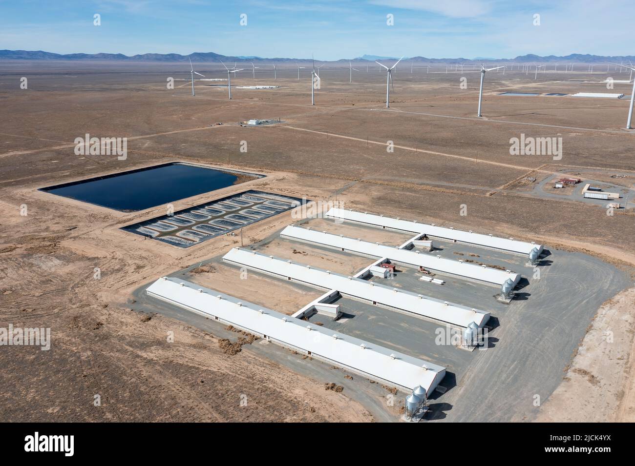 Two sources of renewable energy - wind & biogas. Inside the Milford ...
