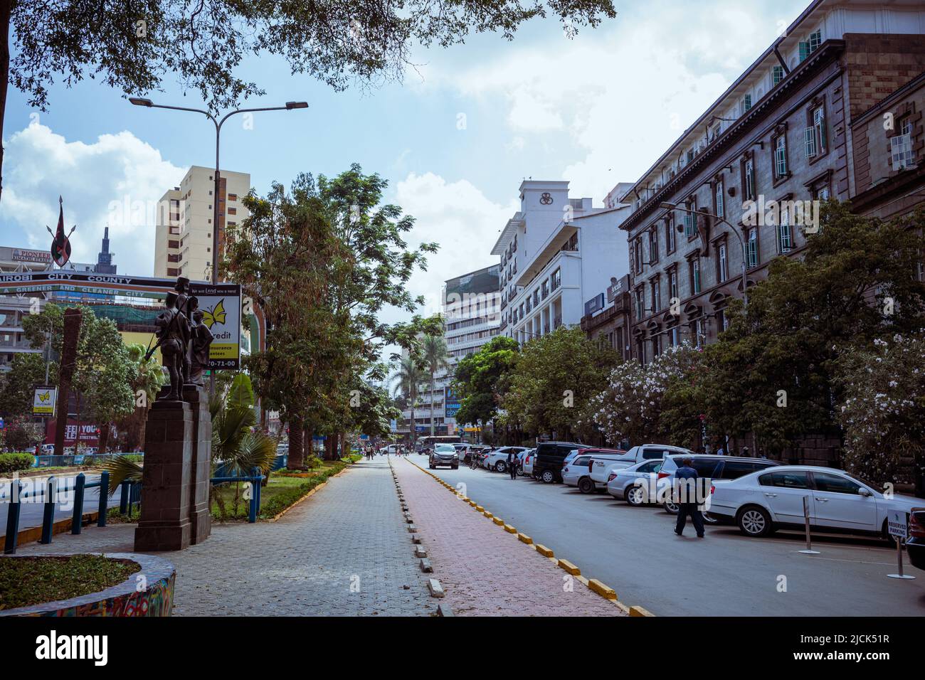 Nairobi Capital City County Streets Cityscapes Skyline Skyscrapers ...