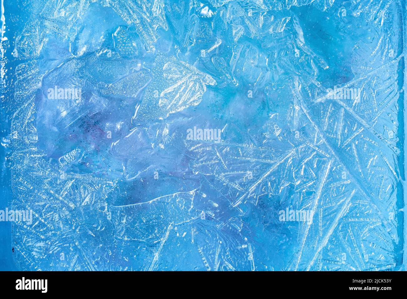 Blue ice abstract creative winter background Stock Photo - Alamy