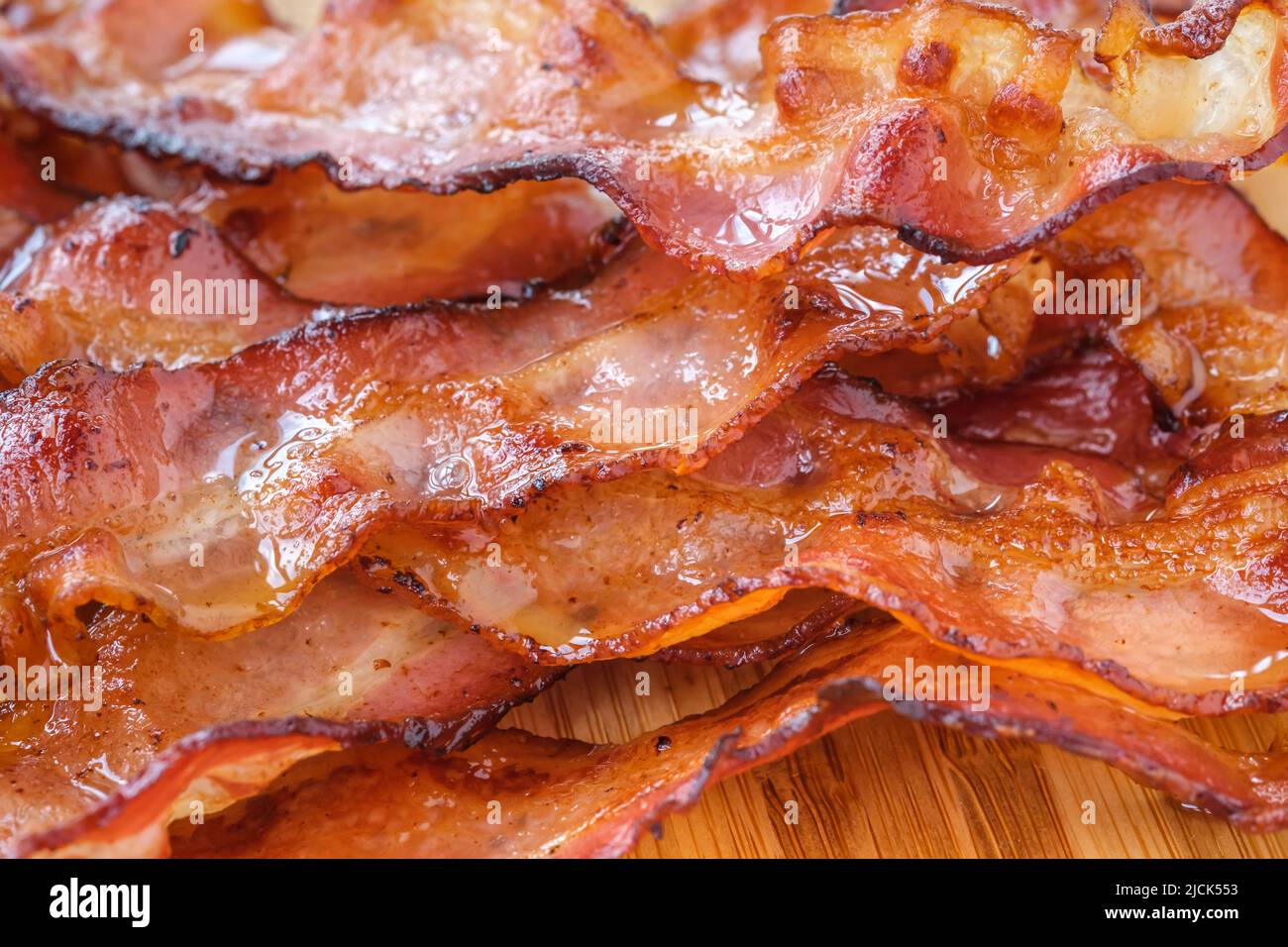 Fried crispy bacon hi-res stock photography and images - Alamy