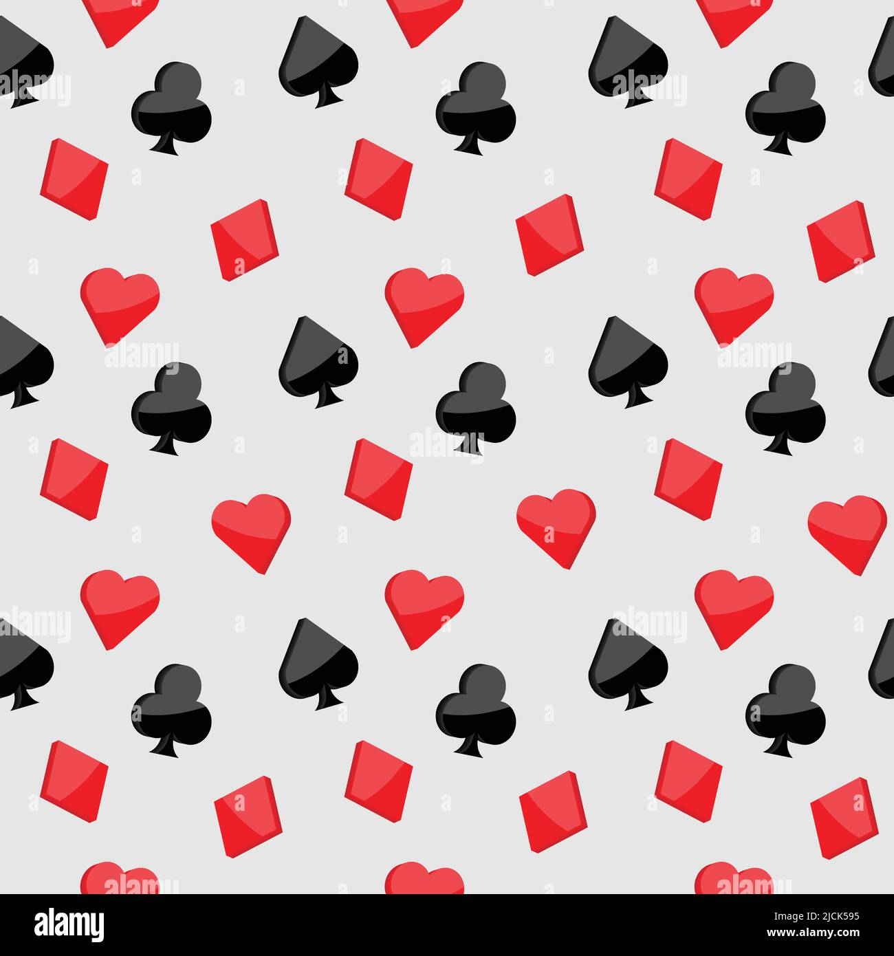 Playing card suits seamless vector pattern or background Stock Vector ...