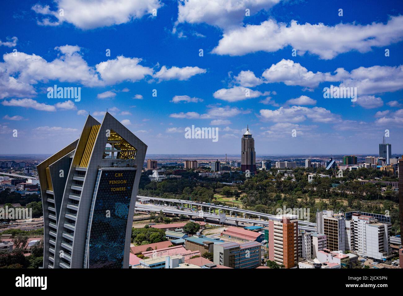 Nairobi Capital City County Streets Cityscapes Skyline Skyscrapers ...