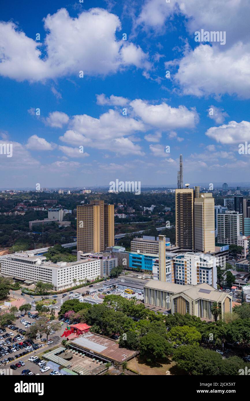 Nairobi Capital City County Streets Cityscapes Skyline Skyscrapers ...