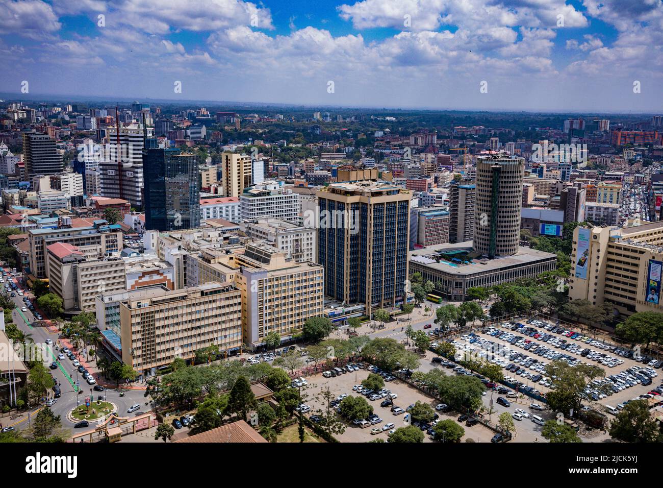 Nairobi Capital City County Streets Cityscapes Skyline Skyscrapers ...