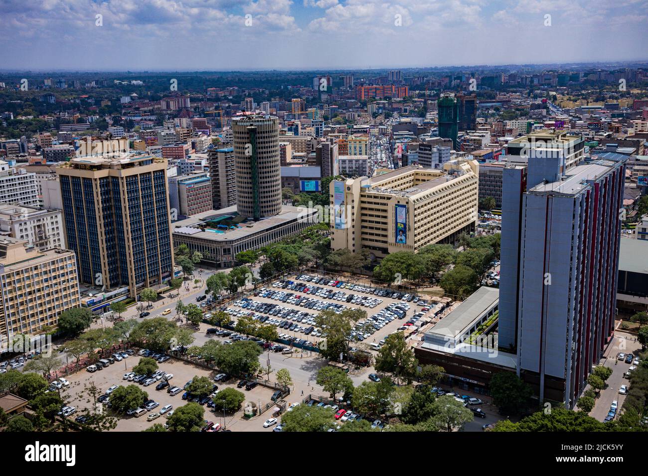 Nairobi Capital City County Streets Cityscapes Skyline Skyscrapers ...