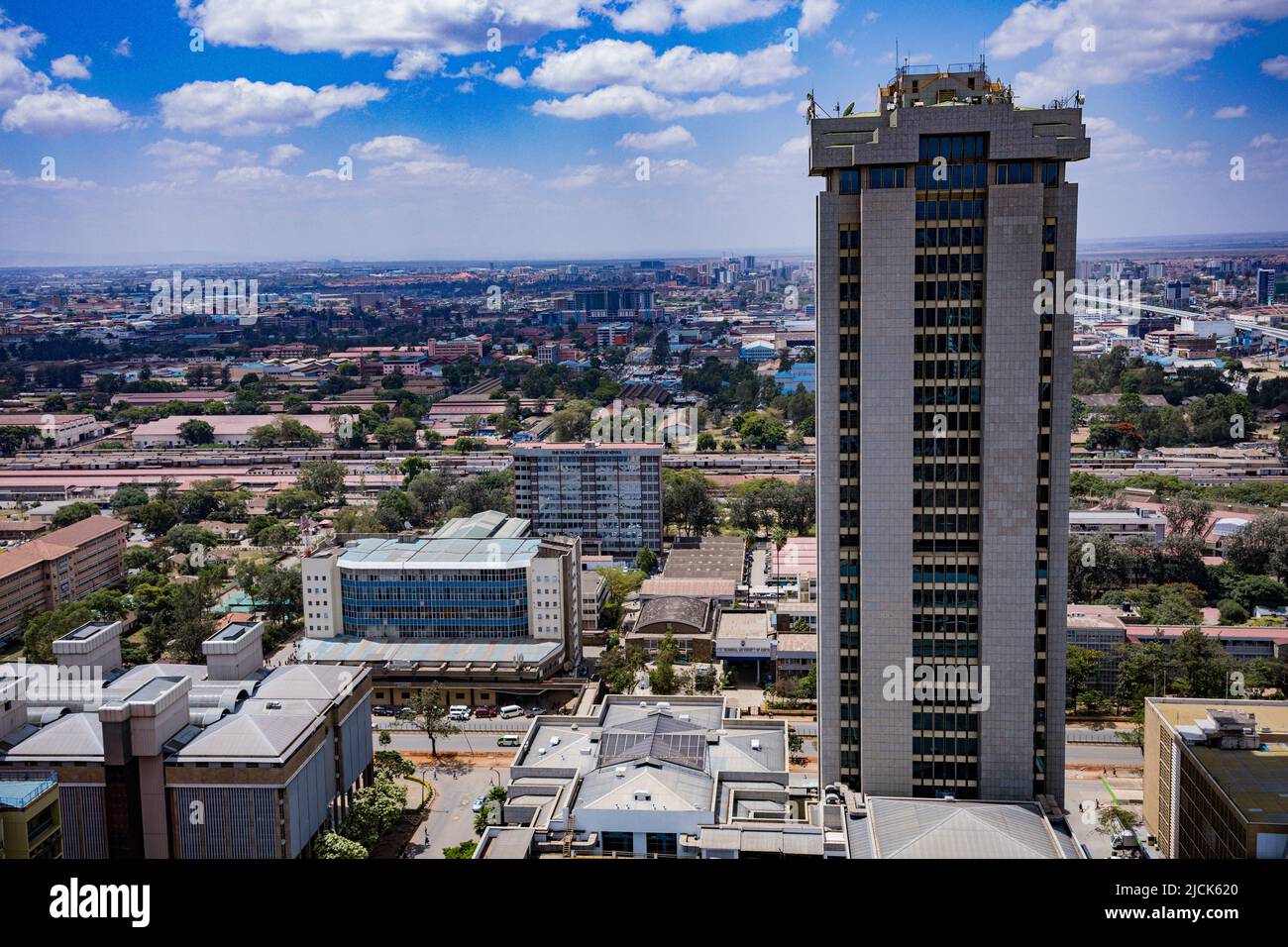 Nairobi Capital City County Streets Cityscapes Skyline Skyscrapers ...