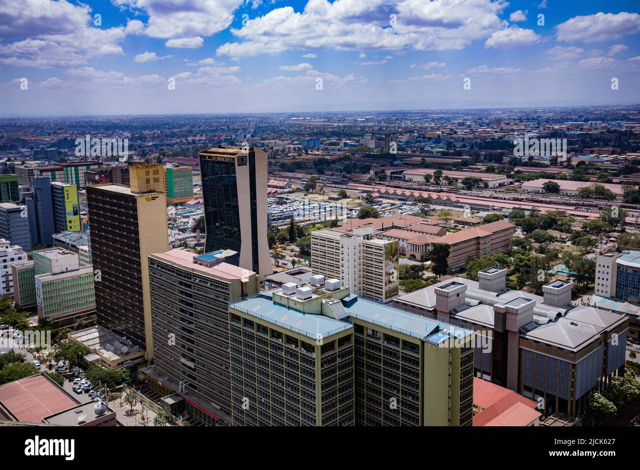 Nairobi Capital City County Streets Cityscapes Skyline Skyscrapers ...