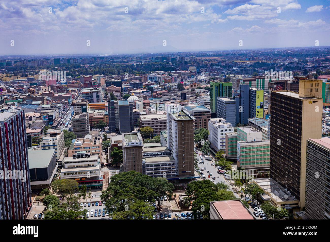 Nairobi Capital City County Streets Cityscapes Skyline Skyscrapers ...