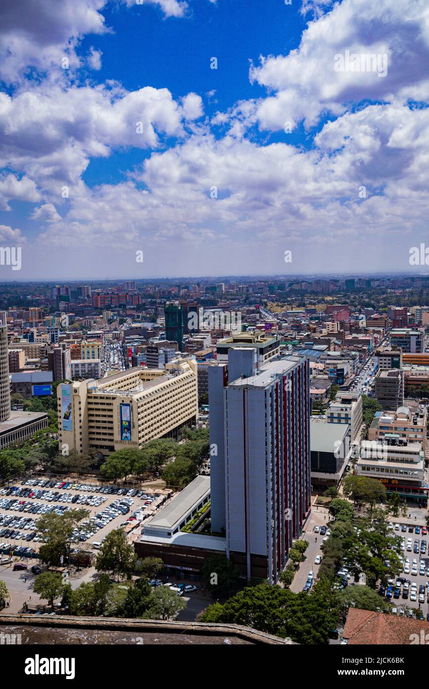 Nairobi Capital City County Streets Cityscapes Skyline Skyscrapers ...