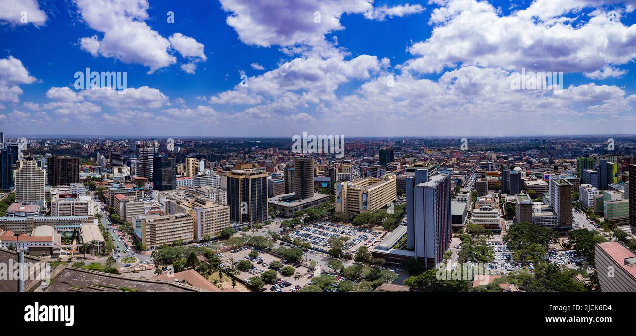 Nairobi Capital City County Streets Cityscapes Skyline Skyscrapers ...