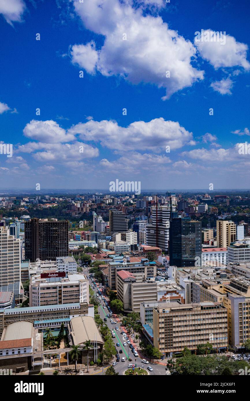 Nairobi Capital City County Streets Cityscapes Skyline Skyscrapers ...