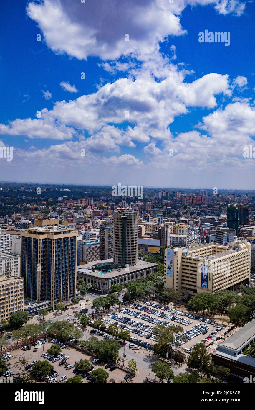 Nairobi Capital City County Streets Cityscapes Skyline Skyscrapers ...