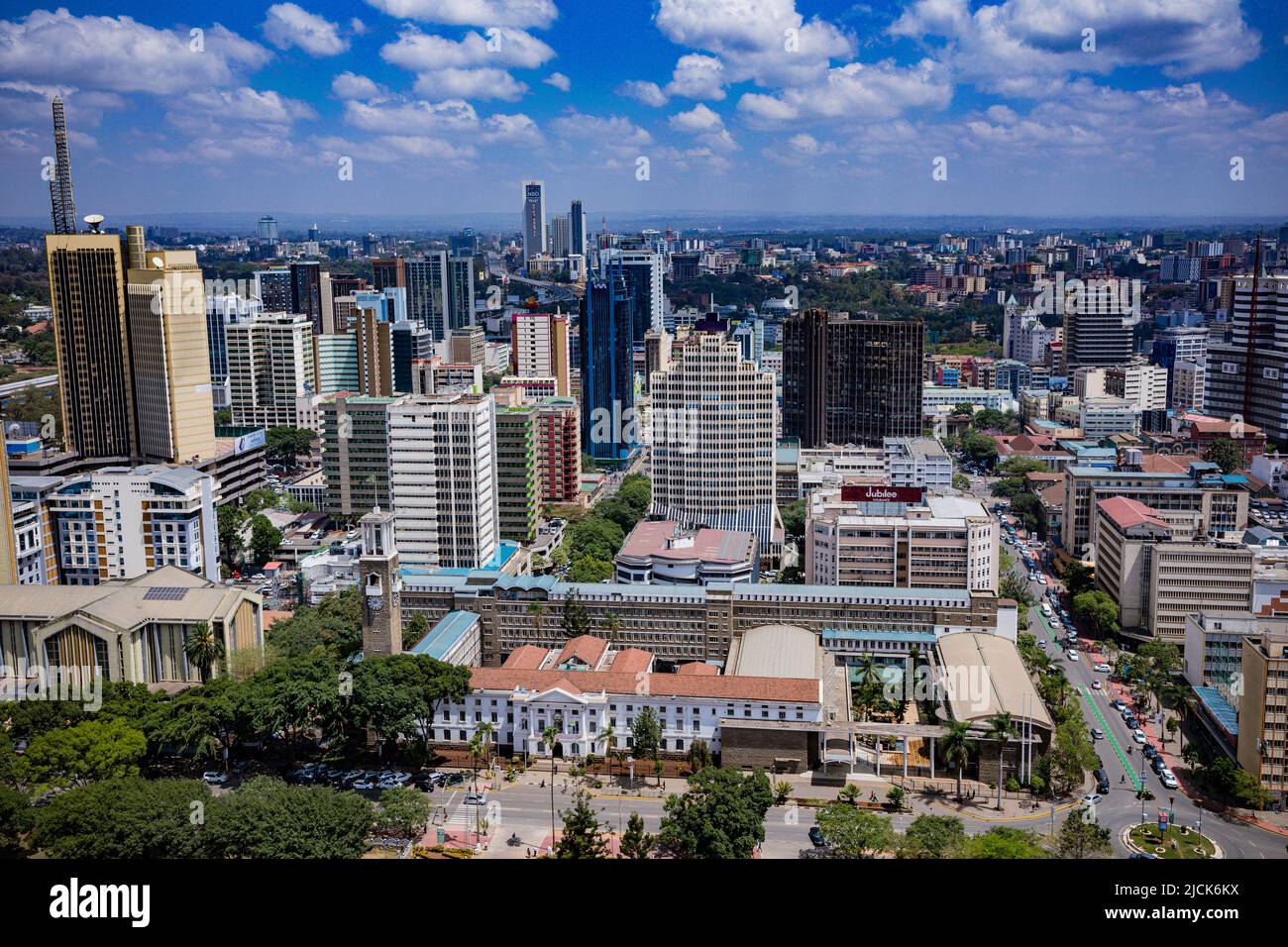 Nairobi Capital City County Streets Cityscapes Skyline Skyscrapers ...