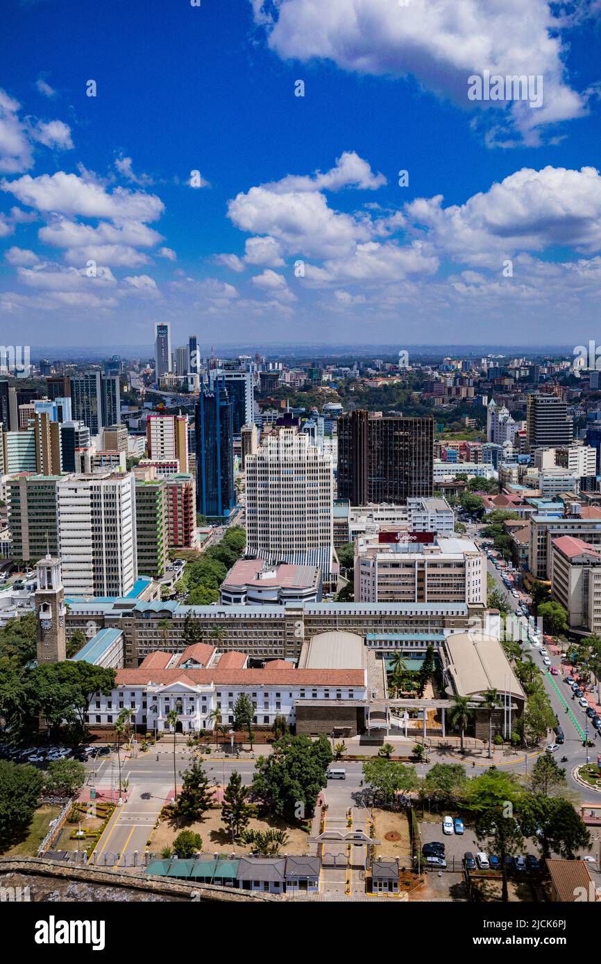 Nairobi Capital City County Streets Cityscapes Skyline Skyscrapers ...