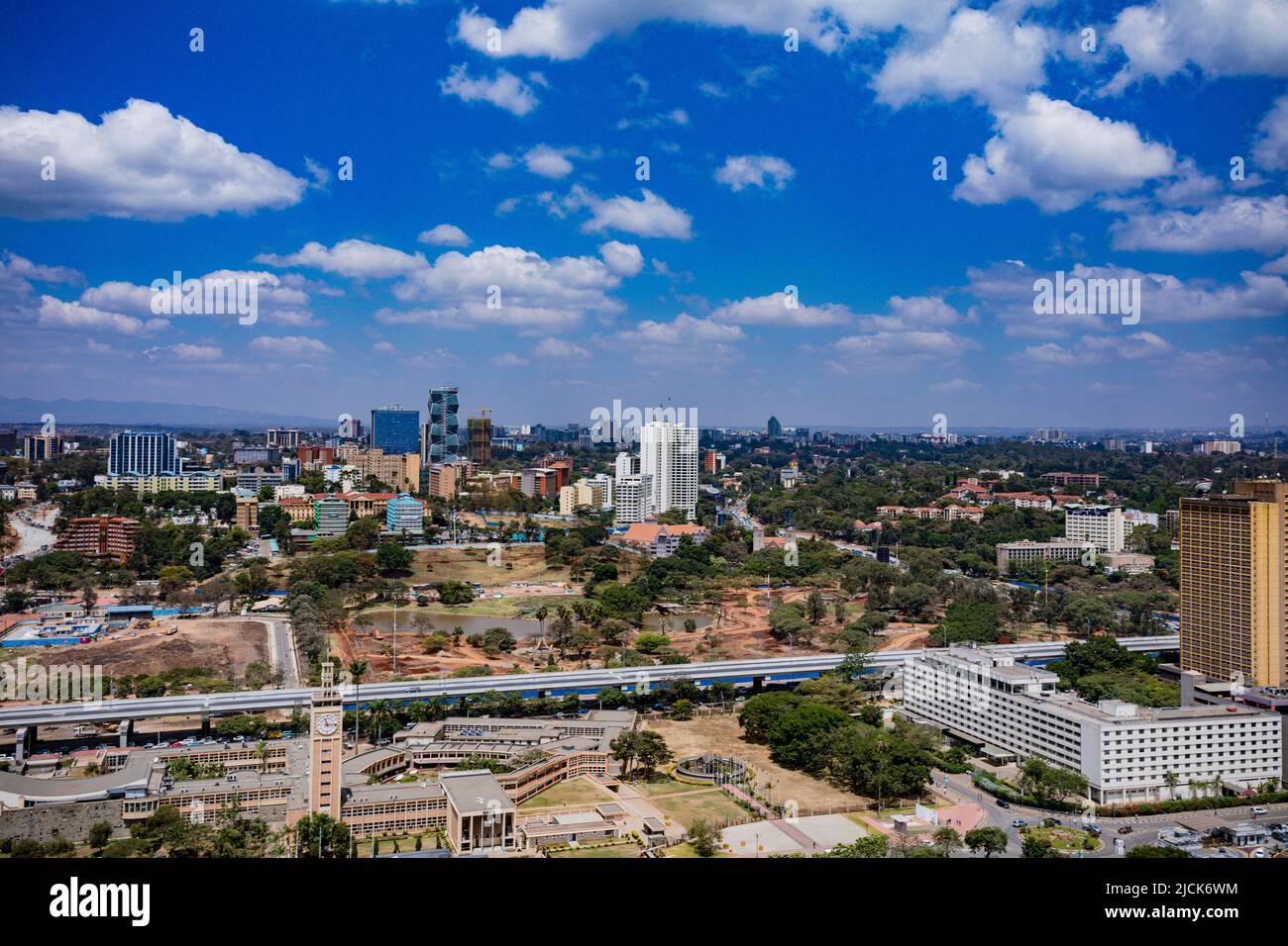 Nairobi Capital City County Streets Cityscapes Skyline Skyscrapers ...