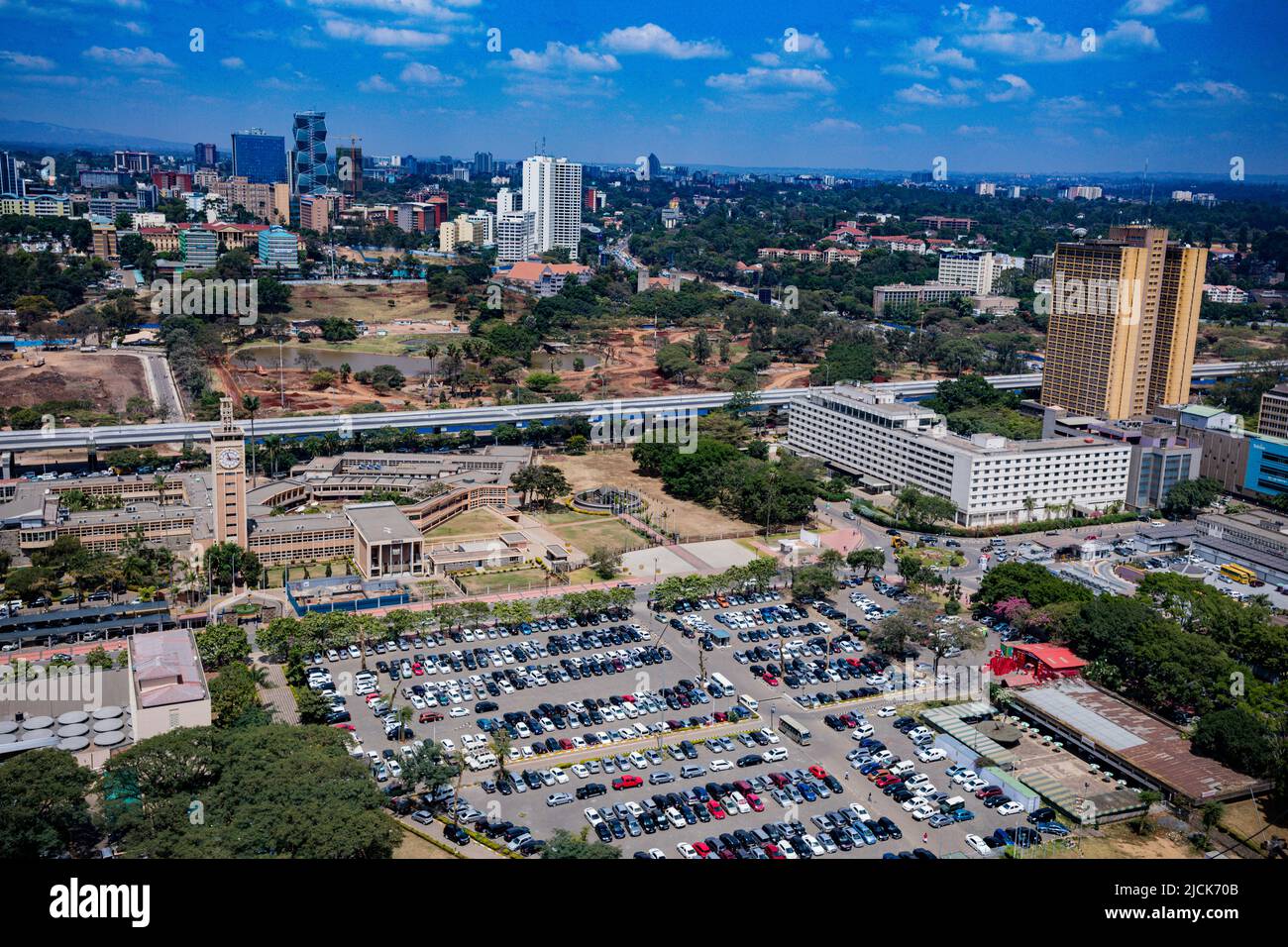 Nairobi Capital City County Streets Cityscapes Skyline Skyscrapers ...