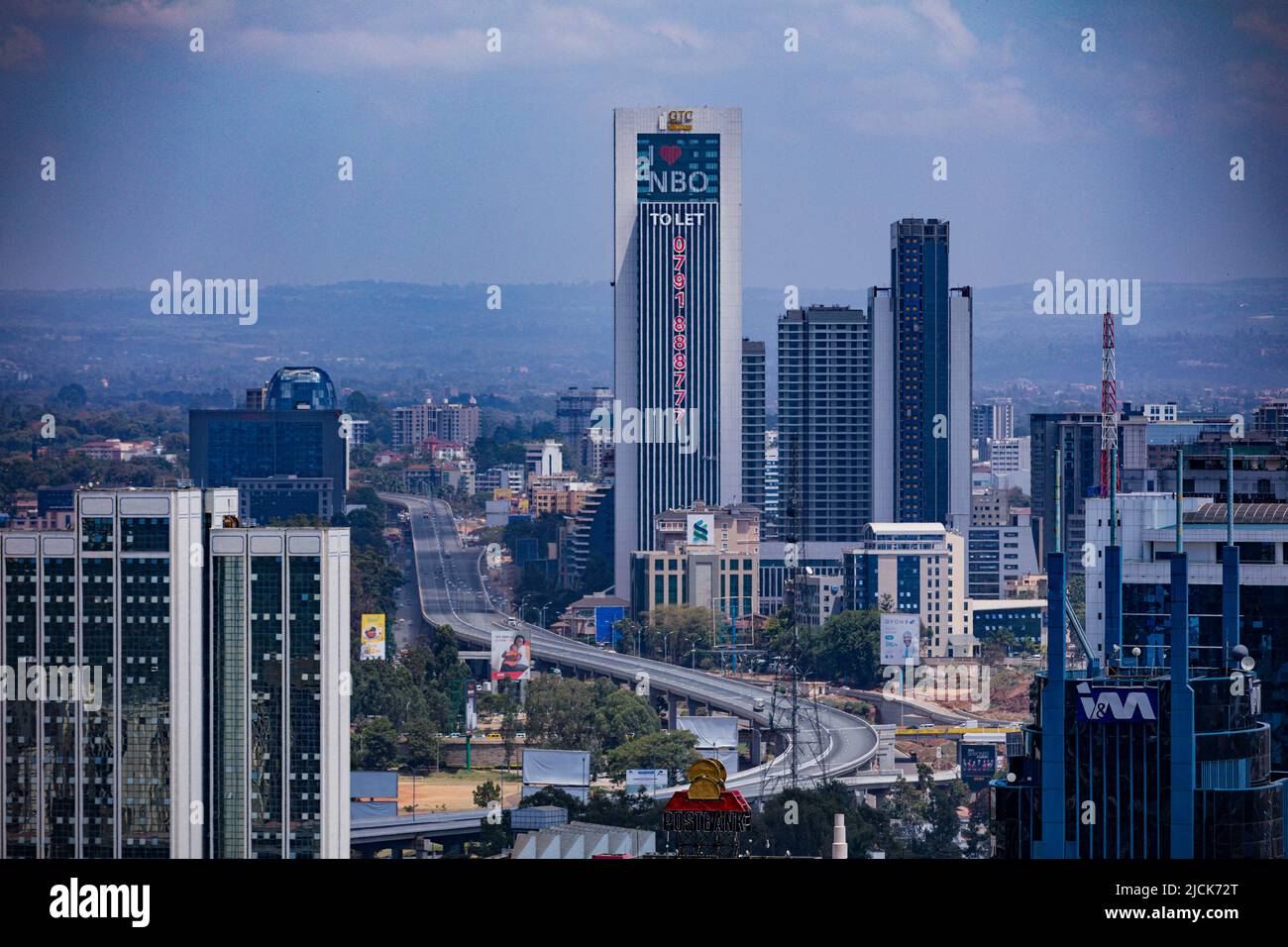 Nairobi Capital City County Streets Cityscapes Skyline Skyscrapers ...