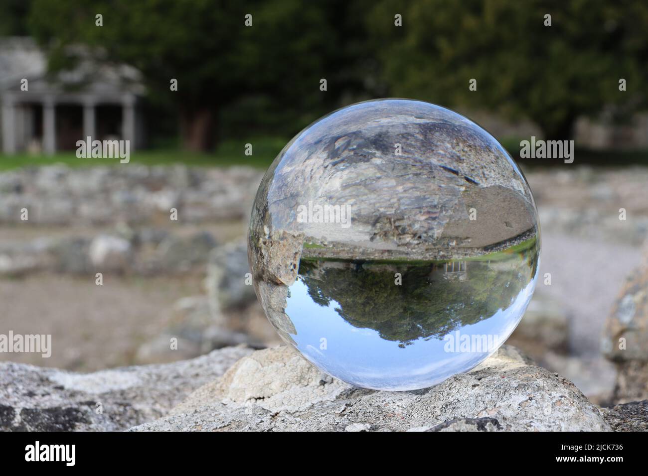 Lens ball reflections Stock Photo - Alamy