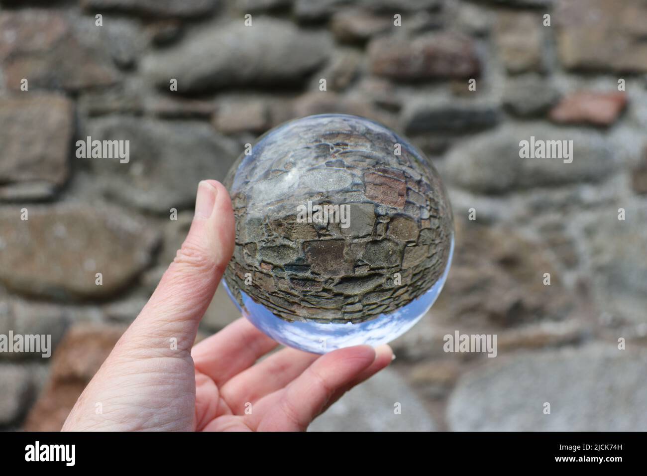 Lens ball reflections Stock Photo - Alamy