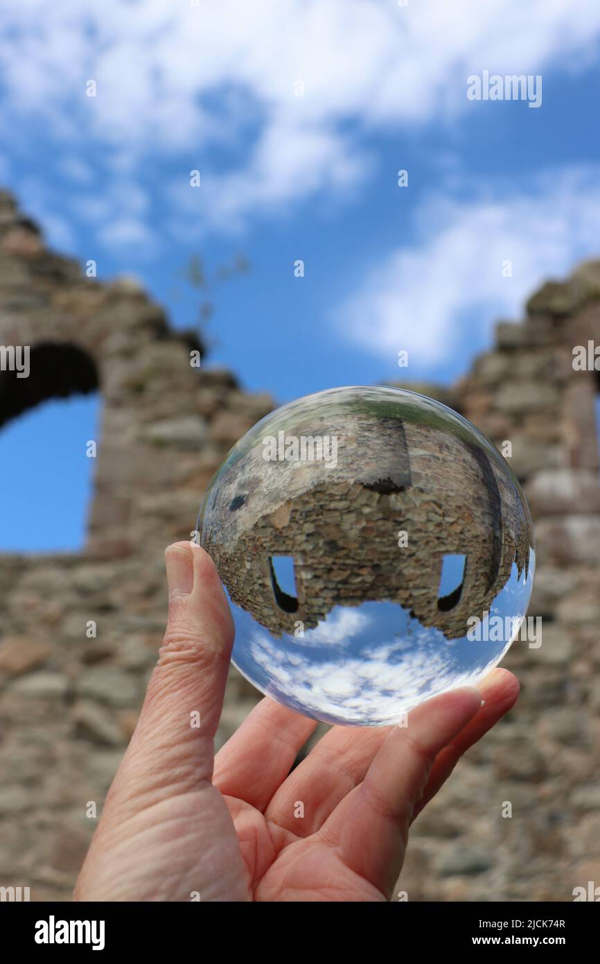 Lens ball reflections Stock Photo - Alamy