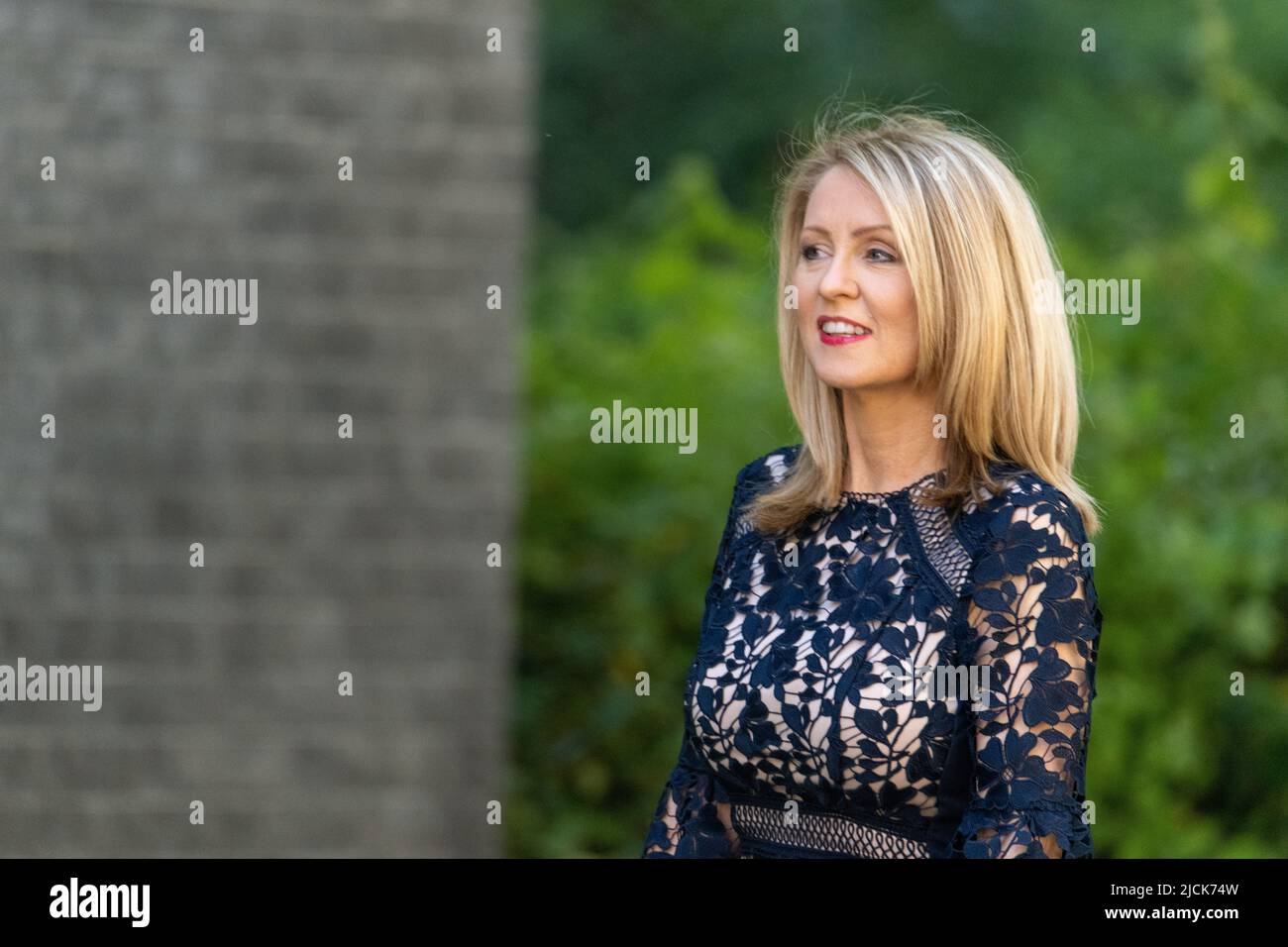 London, UK. 14th June, 2022. Esther McVey MP for Tatton, arrives before ...