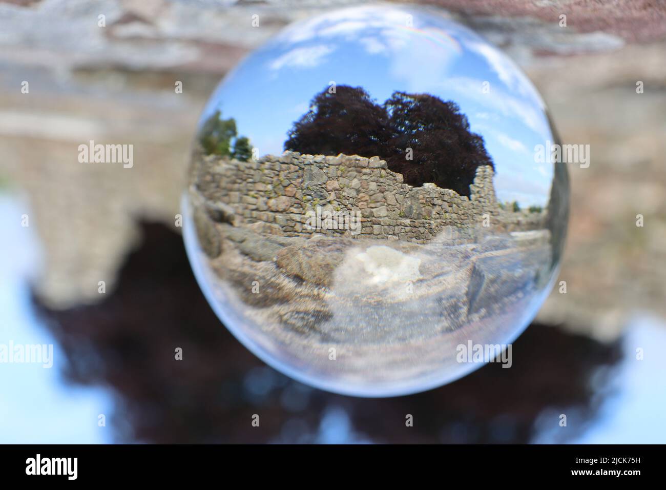 Lens ball reflections Stock Photo - Alamy