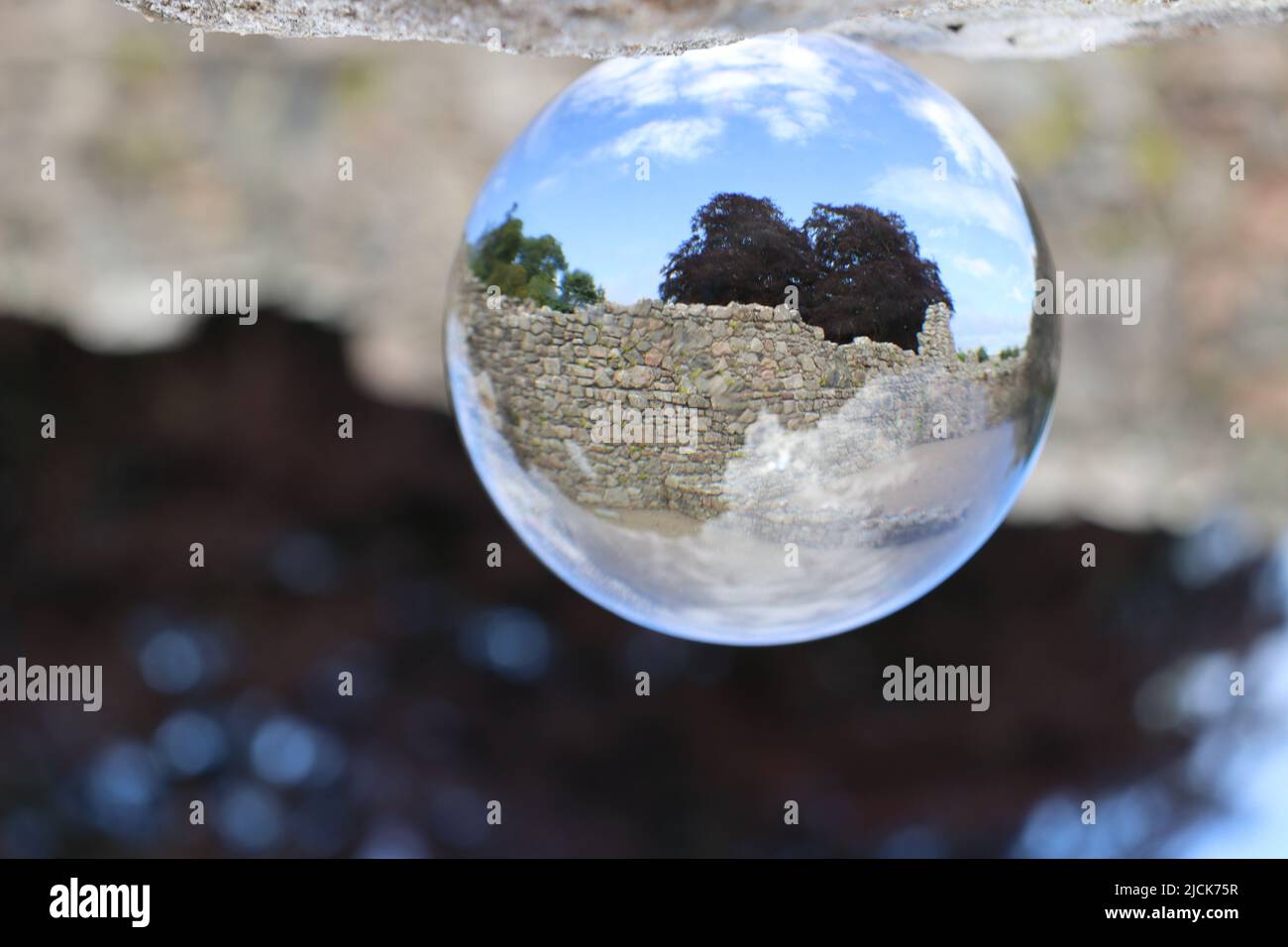 Lens ball reflections Stock Photo - Alamy