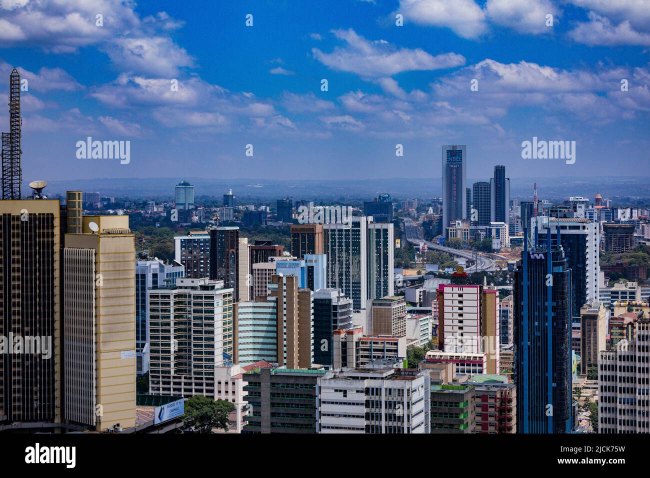 Nairobi Capital City County Streets Cityscapes Skyline Skyscrapers ...