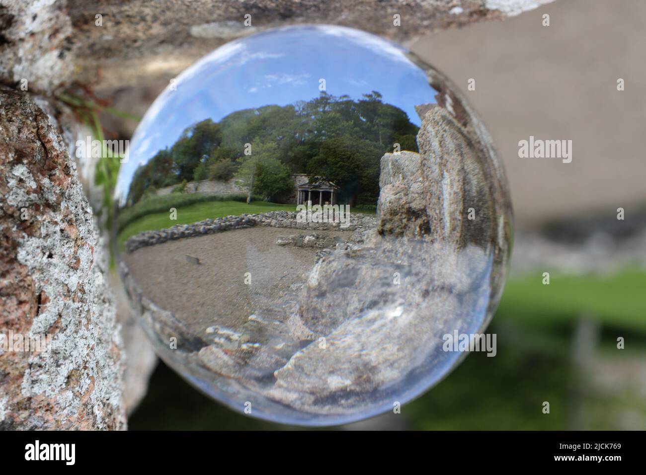 Lens ball reflections Stock Photo - Alamy